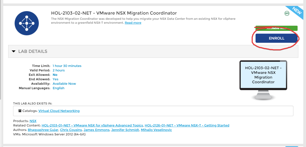 VMware Hands-On Labs