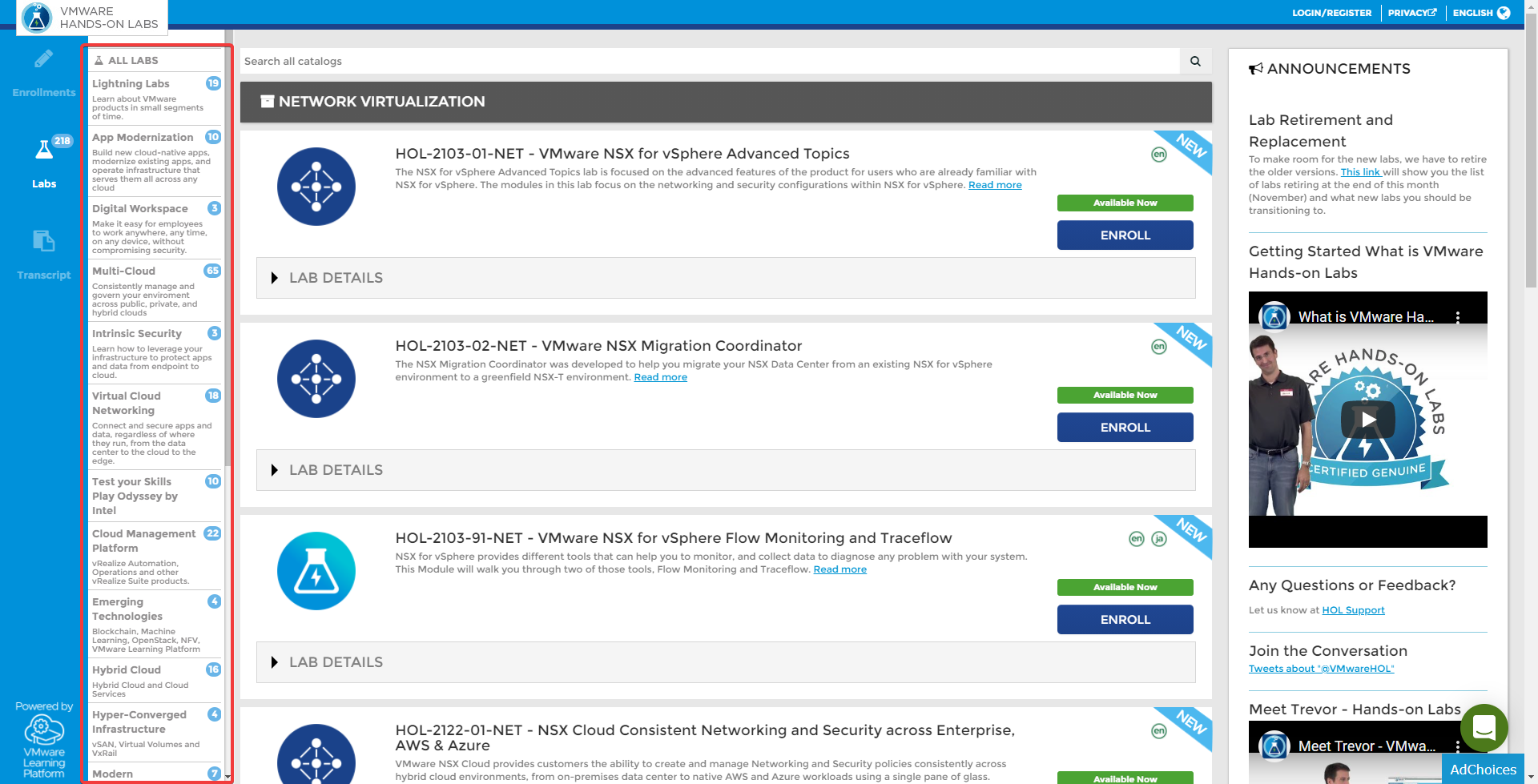 Vmware Hands On Labs